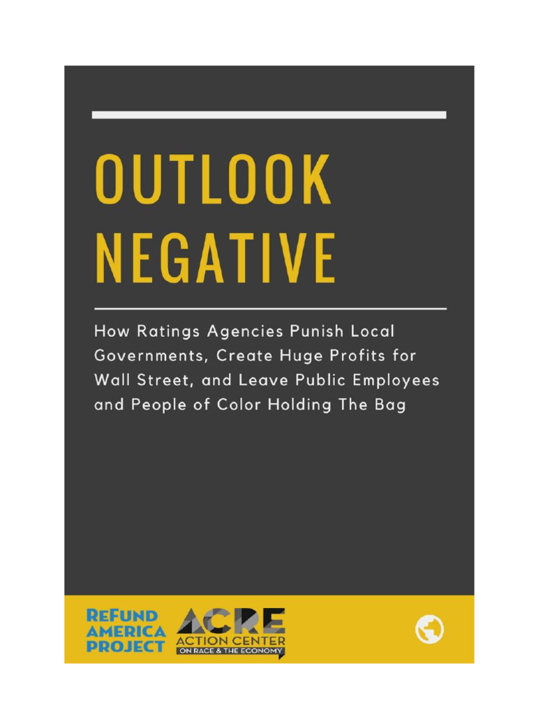 Outlook Negative May2017 | PDF | Bond Credit Rating | Credit Rating Agency