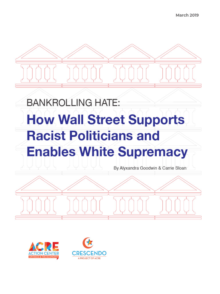 Bankrolling Hate Mar2019 | PDF | Loans | Donald Trump