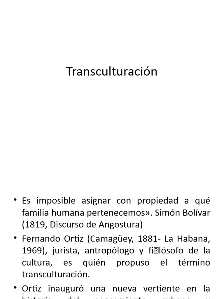 Transculturación Rama y Ortiz | PDF | Cuba | America latina