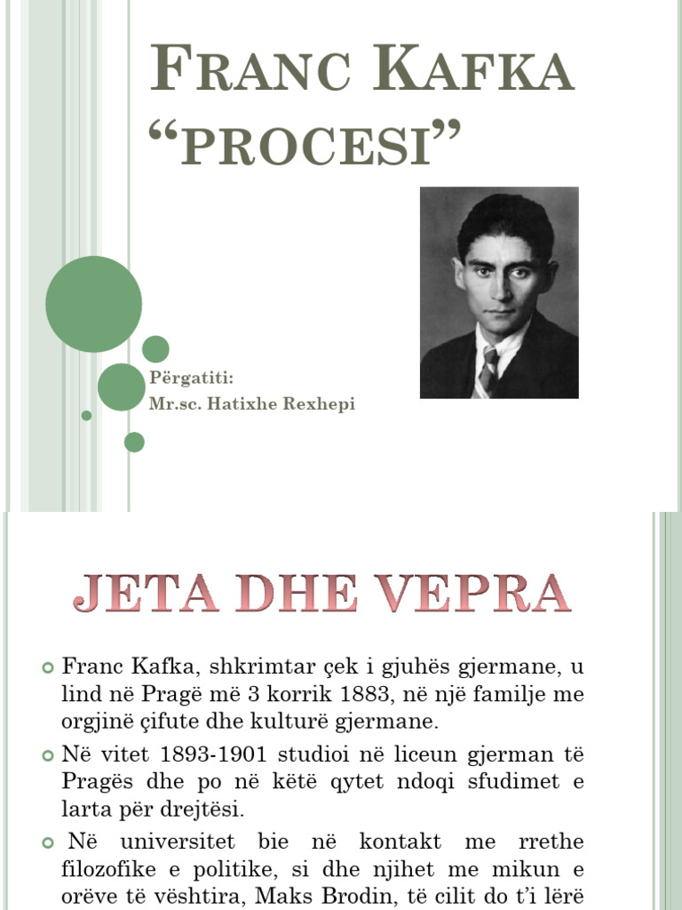 Franc Kafka Procesi | PDF
