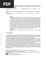 Study of Artificial Neural Network and Support Vector Machine For Students Performance ...