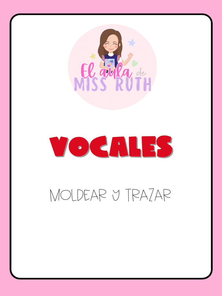 Vocales Articulemas, Traza y Construye | PDF