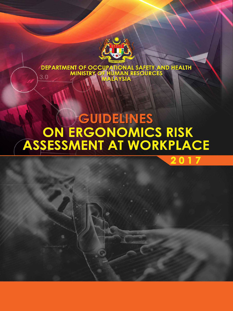 Guidelines On Ergonomics Rick Assessment at Workplace 2017 - July Edited Rev.002-Compressed | PDF