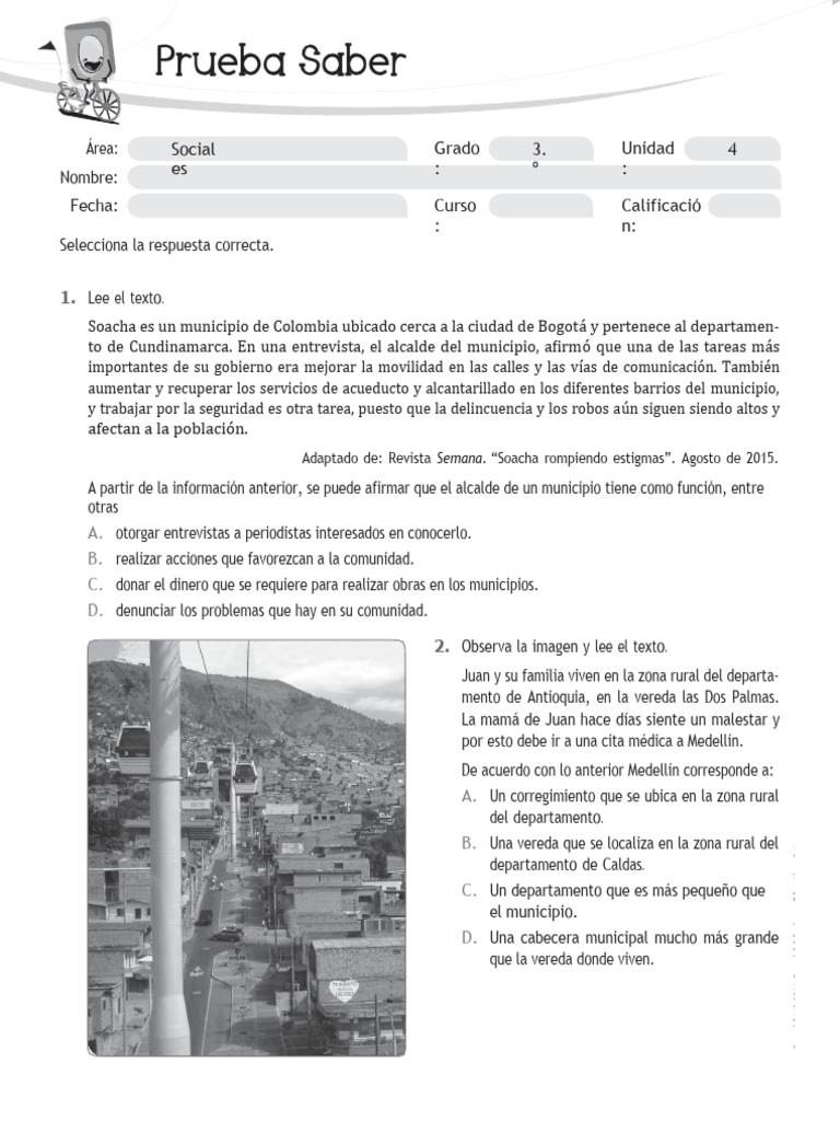 Evalu 3 | PDF | Bogotá | Colombia