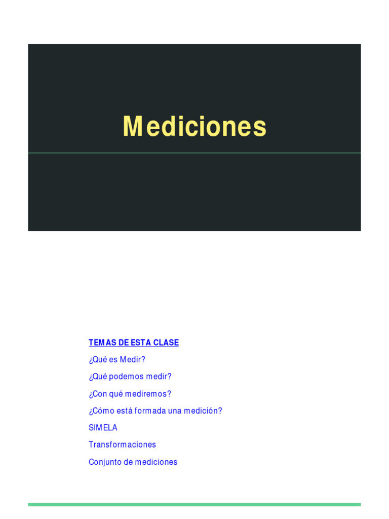 1 Mediciones | PDF