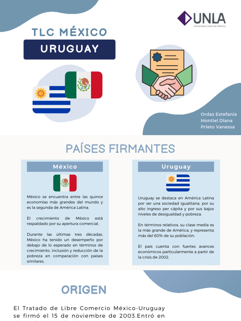TLC México-Uruguay | PDF | Tratado de Libre Comercio Norteamericano ...