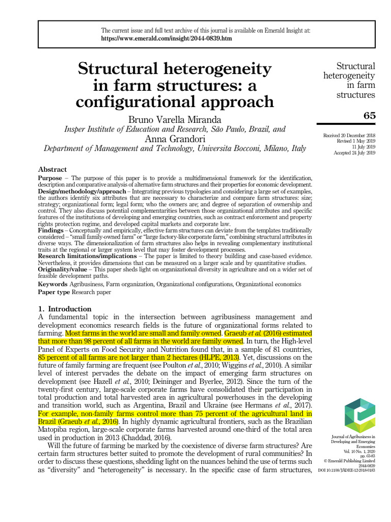 2020 - Miranda - Structural Heterogeneity in Farm Structures - A ...