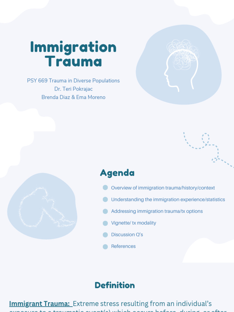 Immigration Trauma | PDF | Psychological Trauma | Immigration