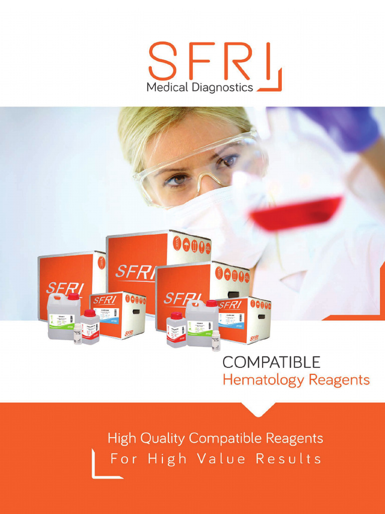 Sfri Catalogue-Hemato Eng BD | Download Free PDF | Iso 9000 | Quality ...