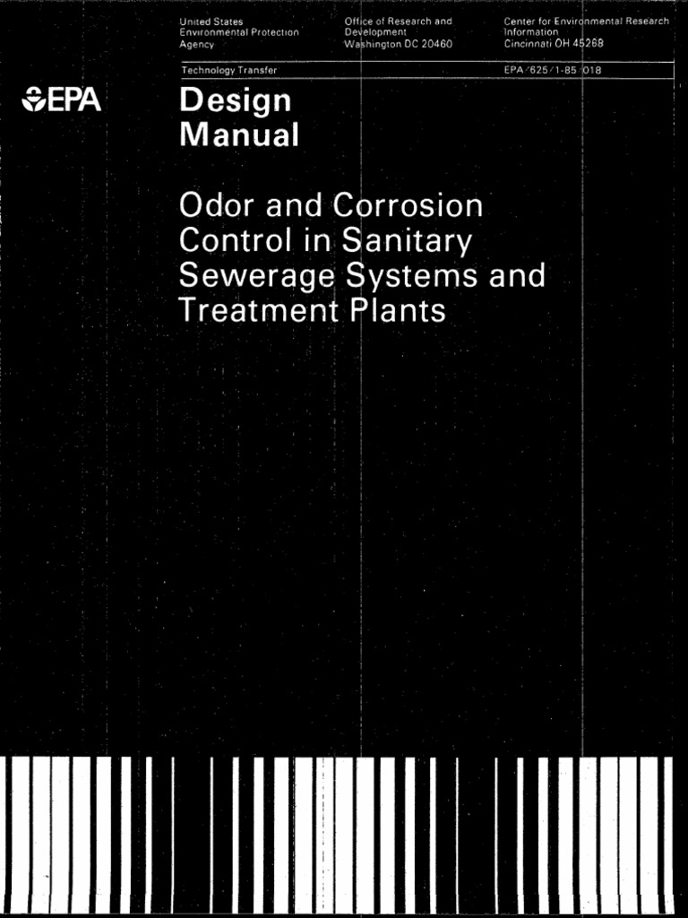 USEPA Odor and Corrosion Control in Sanitary Sewer Systems and ...