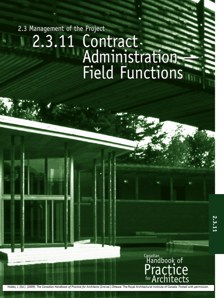 Chop 2 3 11 Pdf Architect General Contractor