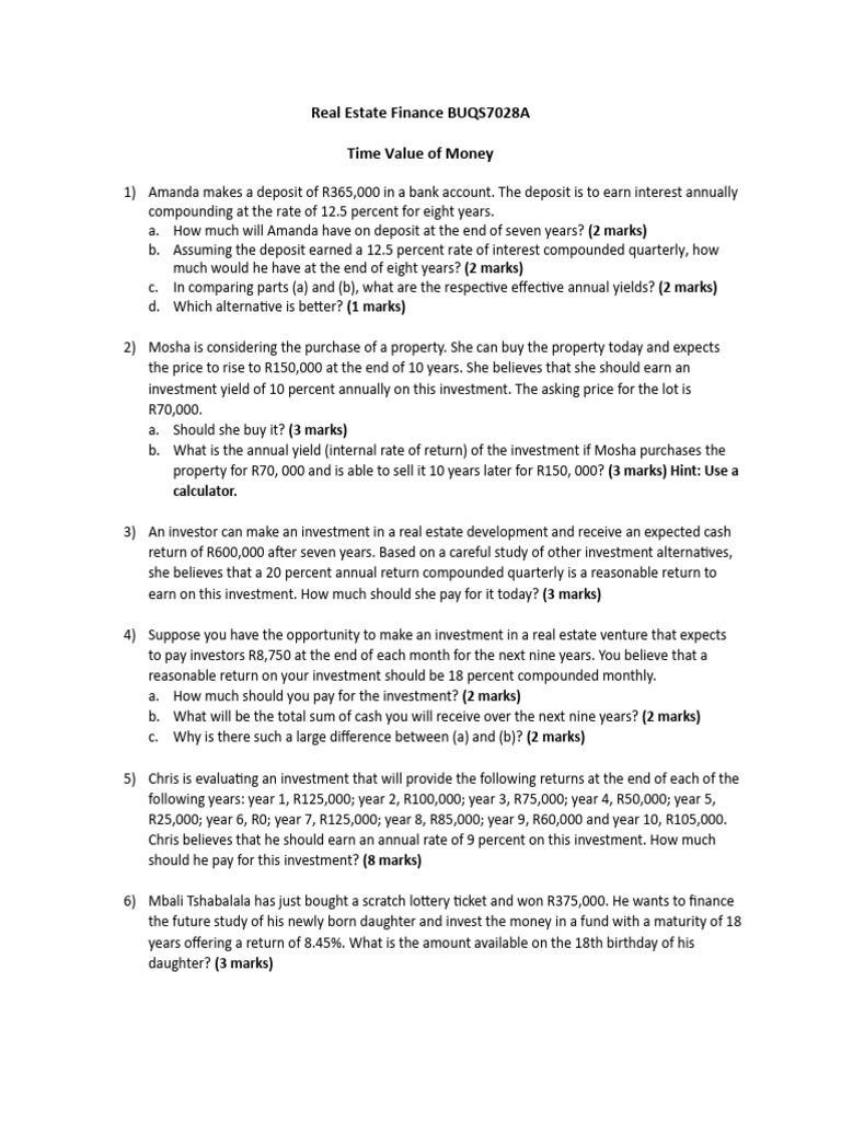 TVM Tutorial 2024 | PDF | Present Value | Interest