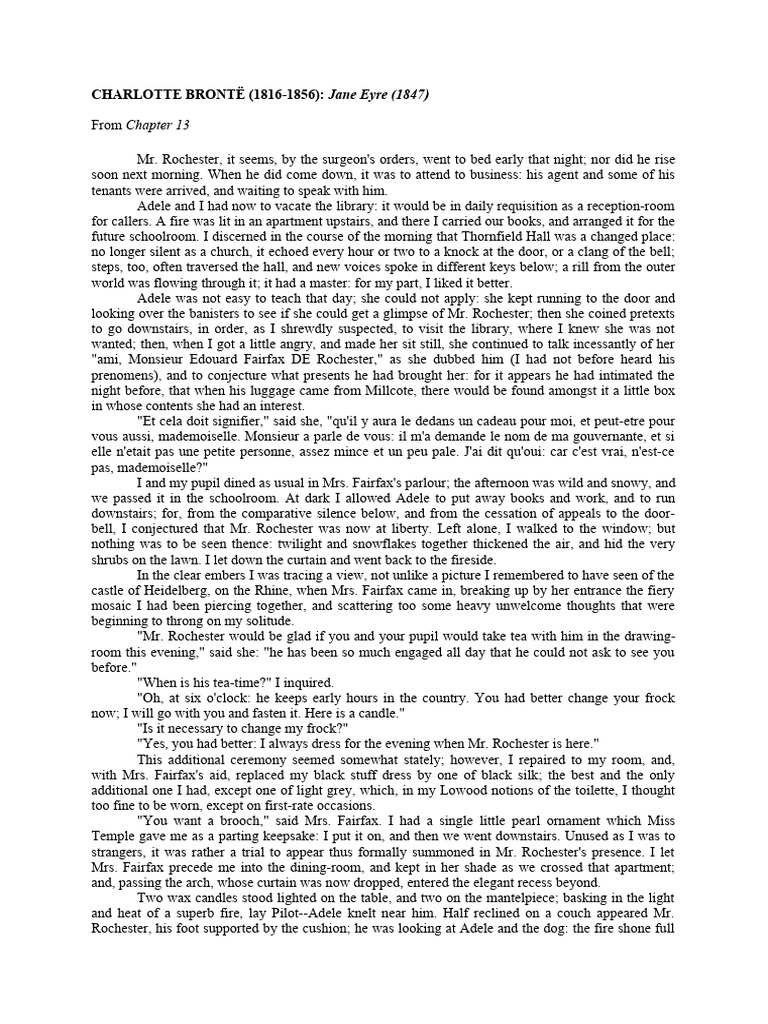 Jane Eyre | Download Free PDF | Jane Eyre