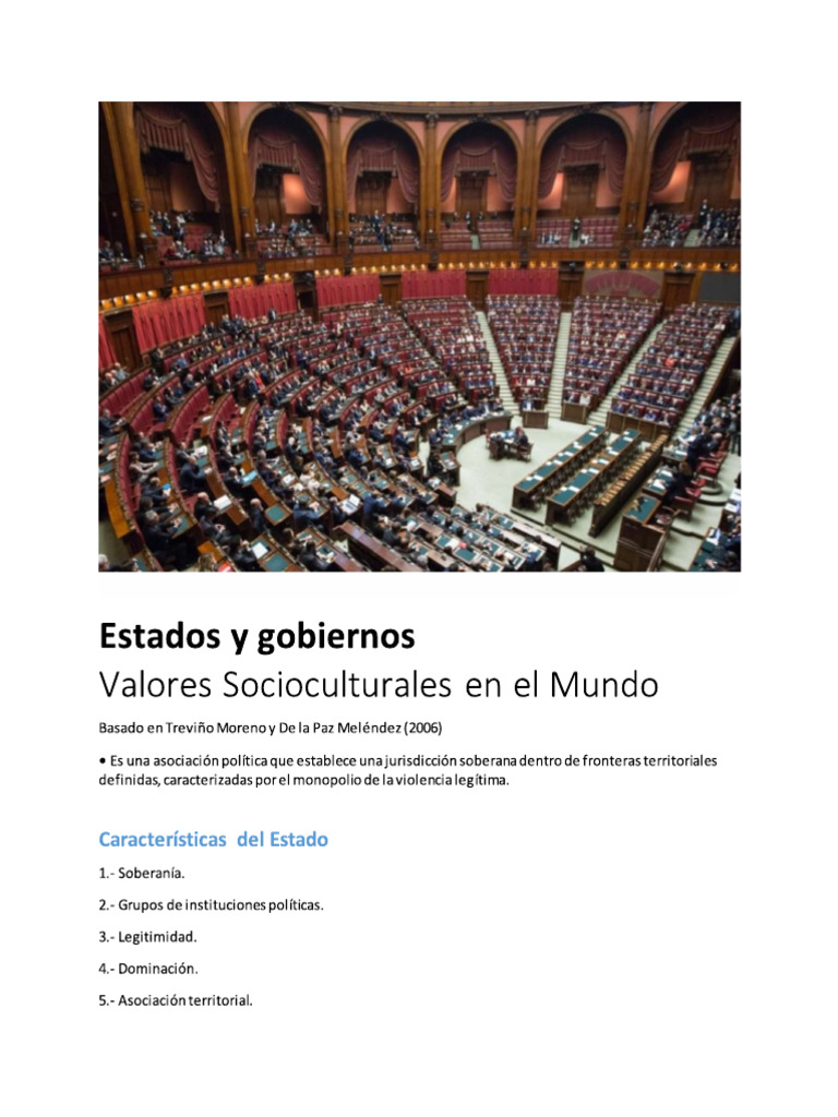 Estados y Gobierno | PDF