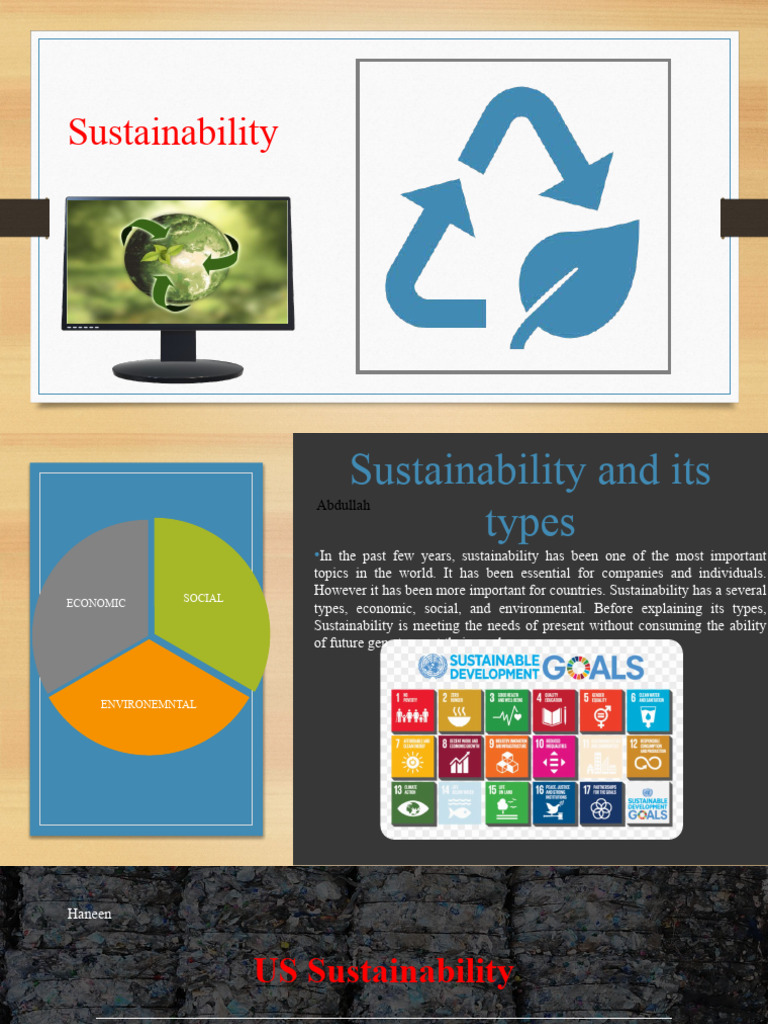 Sustainabiloty Presentation Final Result | PDF | Sustainability | Recycling