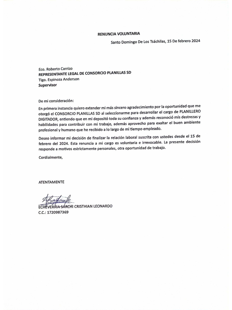 CV Velez Garcia Mireya Lisseth | PDF | Documento de identidad