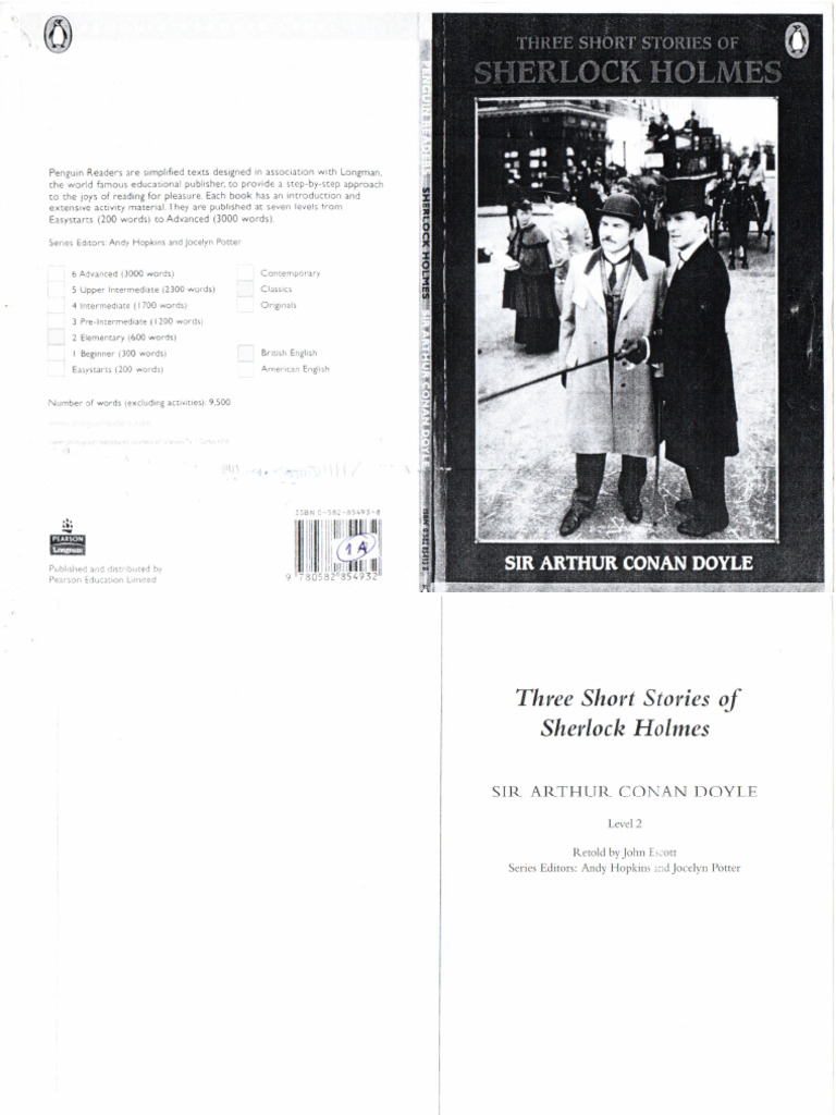 Three Short Stories of Sherlock Holmes - By Sir Arthur Conan Doyle | PDF