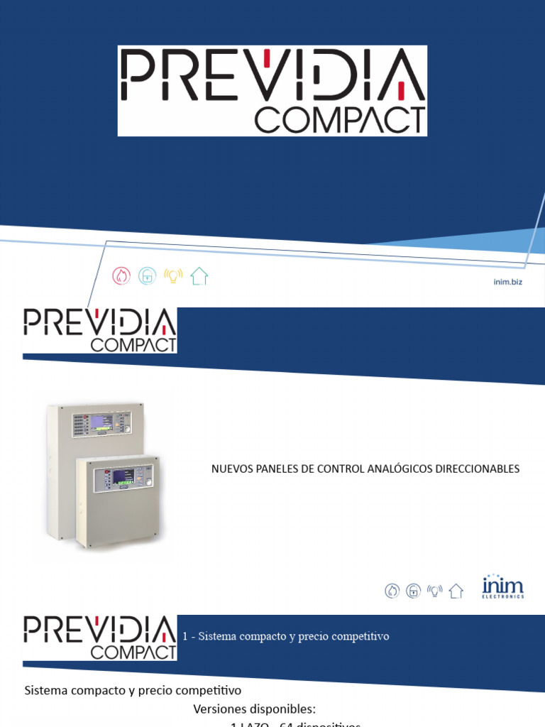 Presentaciones Inim Previdia Compact | PDF | Terminal de computadora ...