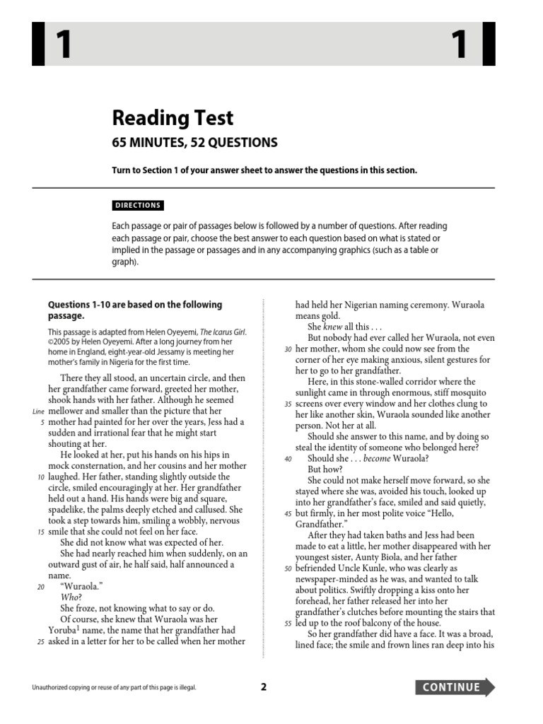 Writing Reading Test | PDF | Optics