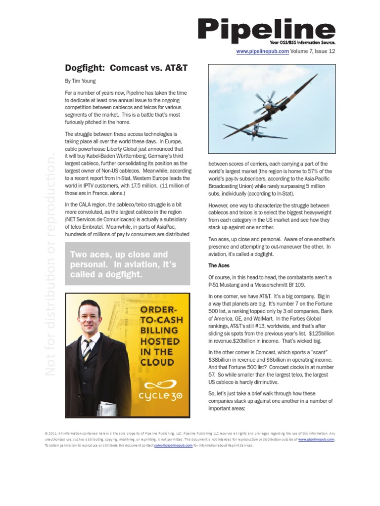 Dogfight: Comcast vs. AT&T | PDF | At&T Mobility | Comcast
