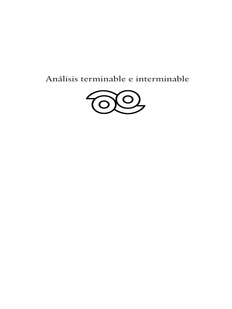 Analisis Terminable e Interminable | PDF | Sigmund Freud | Traducciones