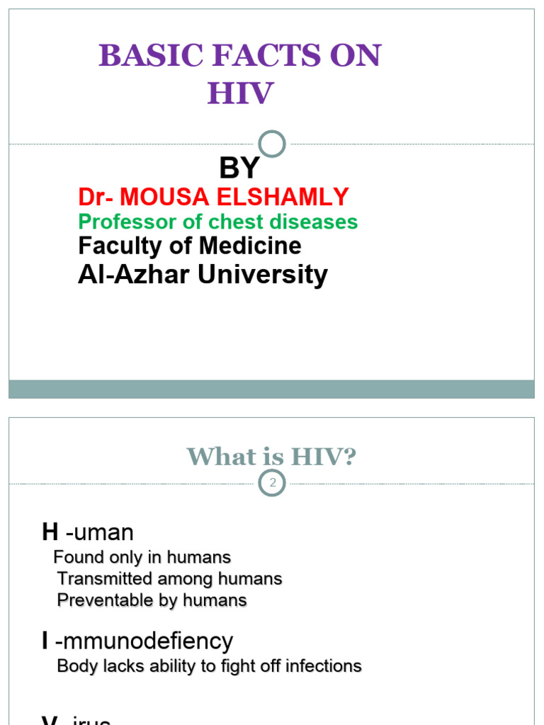 BASIC FACT HIV | PDF | Hiv | Hiv/Aids
