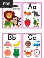 Colorful Illustrative Alphabet Flashcards | PDF