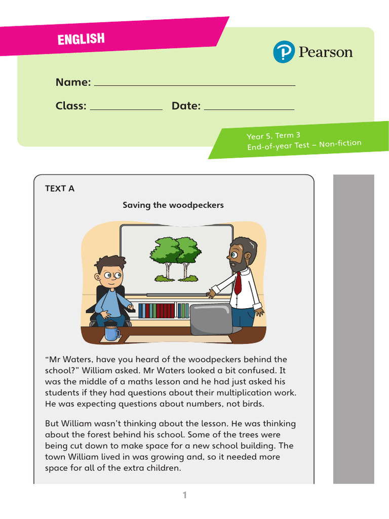 Ip PT Ip English Y5 Eoy2023 | PDF | Verb | Adverb