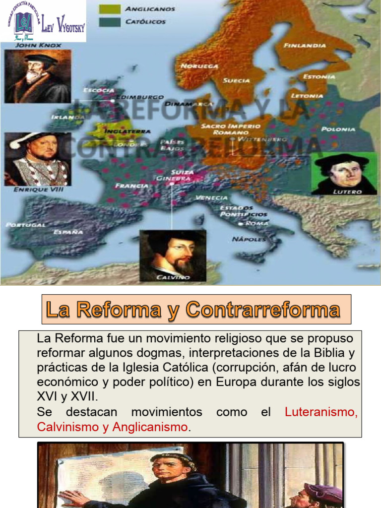 La Reformay La Contrarreforma | PDF | Martin Luther | Iglesia Católica