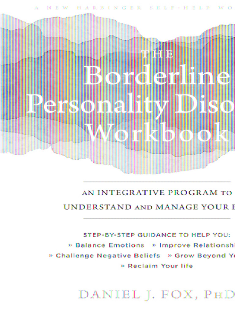 Workbook BPD | PDF | Borderline Personality Disorder | Attachment Theory