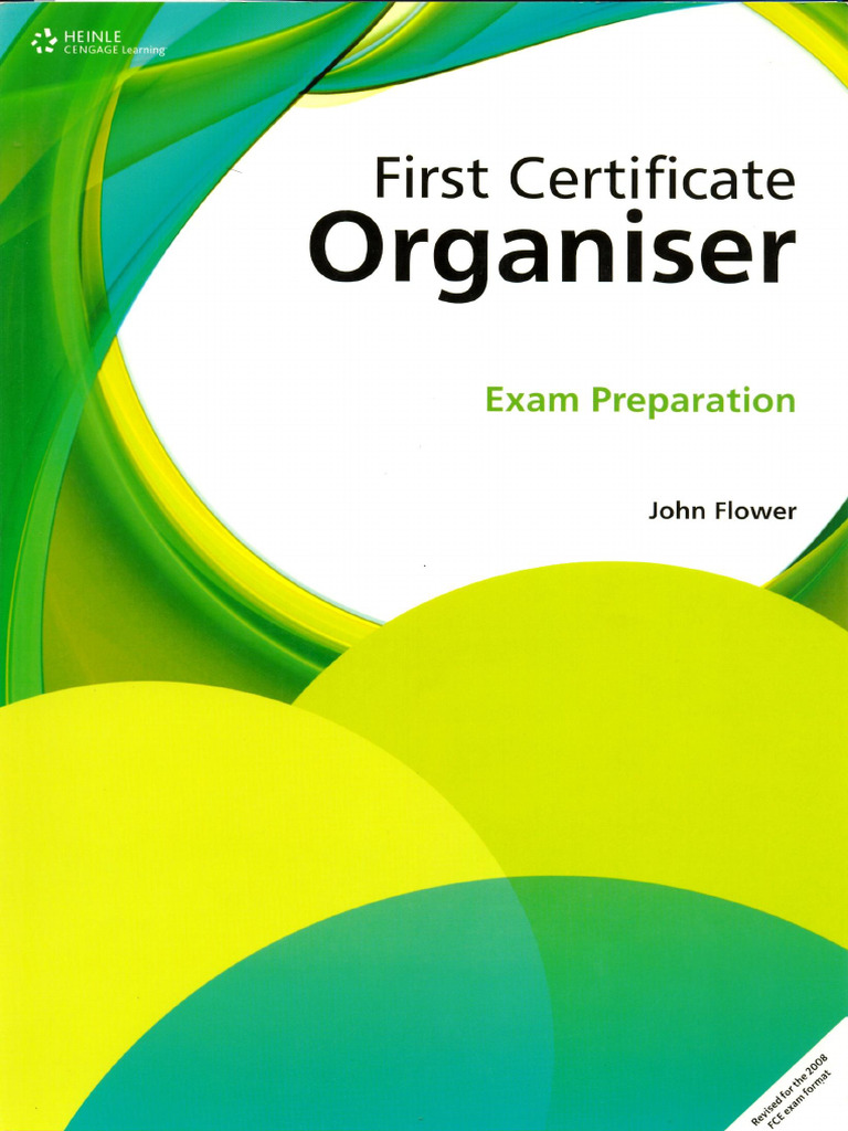 First Certificate Organiser - 2010 - Without Keys | PDF