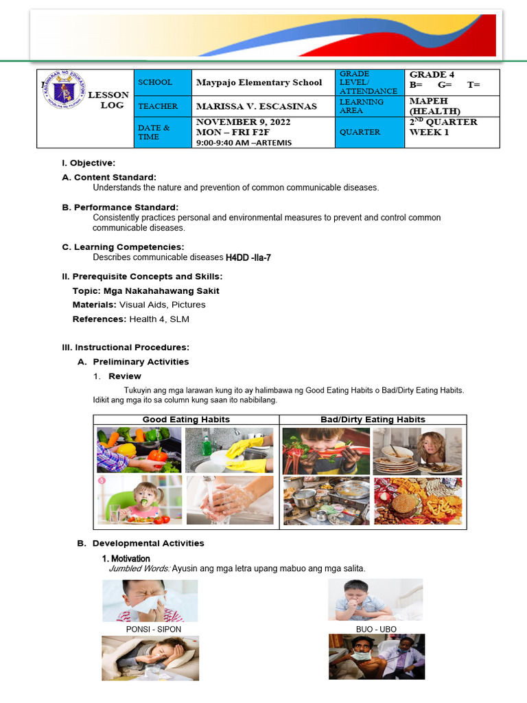 Cot Mapeh Week 8 | PDF