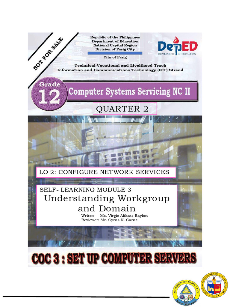 ICT CSS Activity - Understanding Workgroup | PDF | Computer Network | Peer To Peer