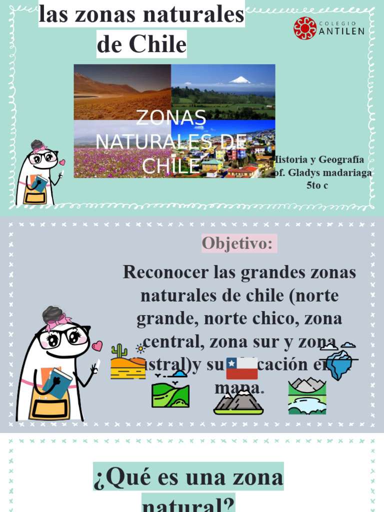 Zonas Naturales de Chile: Características y Ubicación | PDF | Chile | Andes