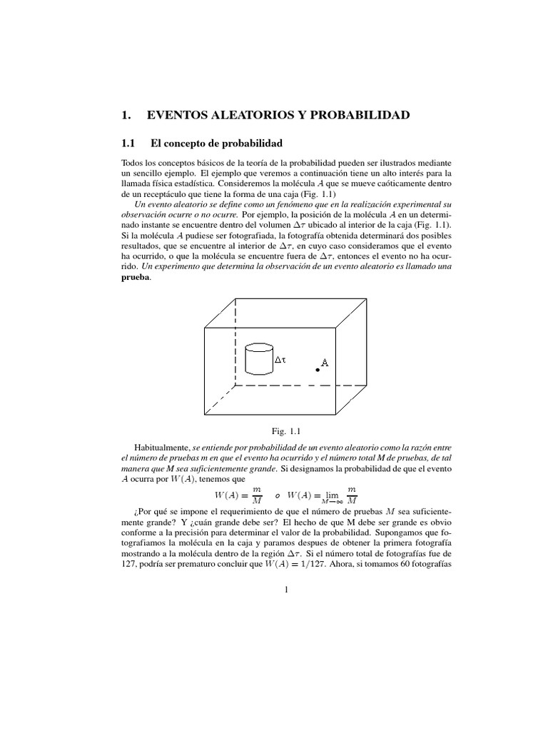 parte1 | PDF | Teoría de probabilidad | Probabilidad