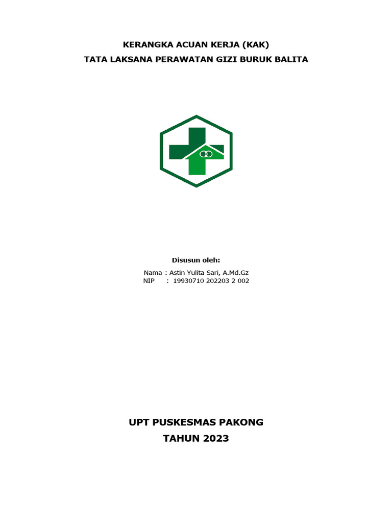 Kak Tata Laksana Gizi Buruk Balita | PDF | Kesehatan Holistik | Sains & Matematika