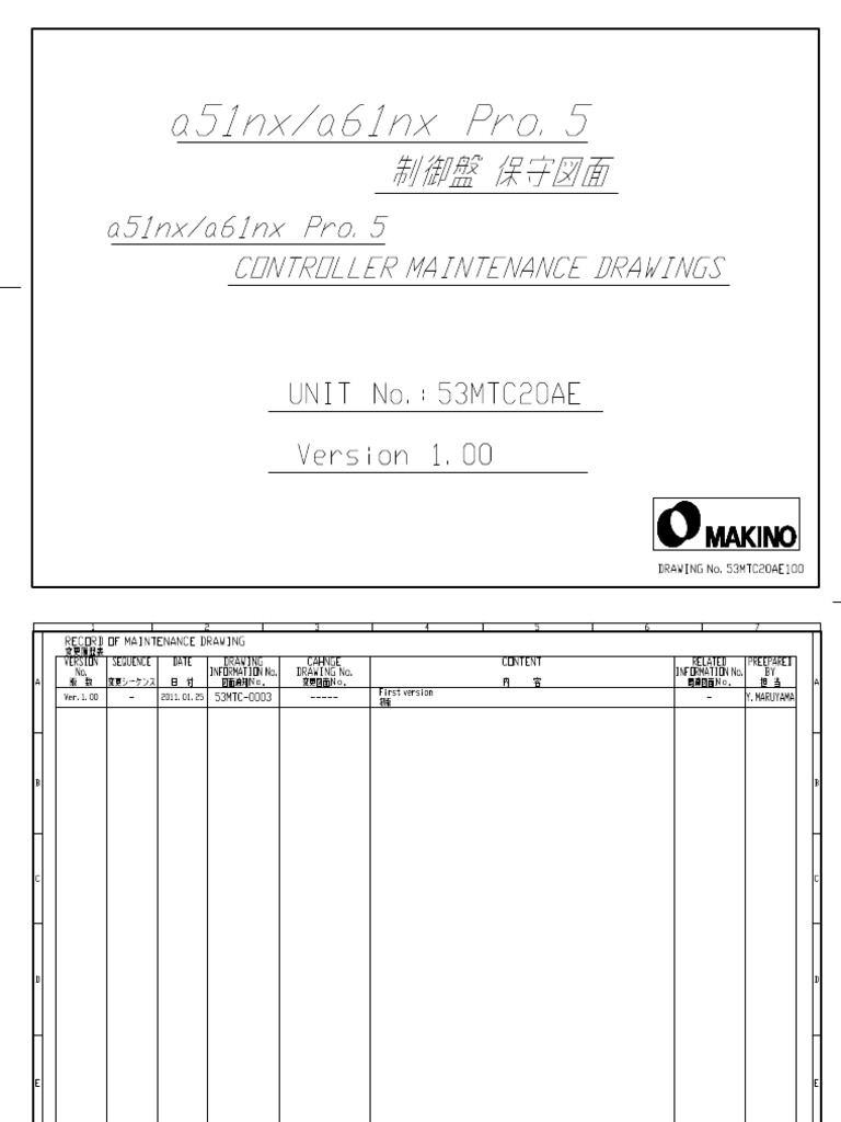A61nx Maintenance Drawing | PDF