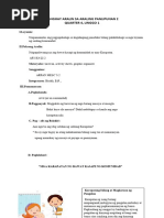 ESP 1 QUARTER 3 WEEK 4 Pagsunod Sa Utos NG Magulang at Nakakatanda | PDF