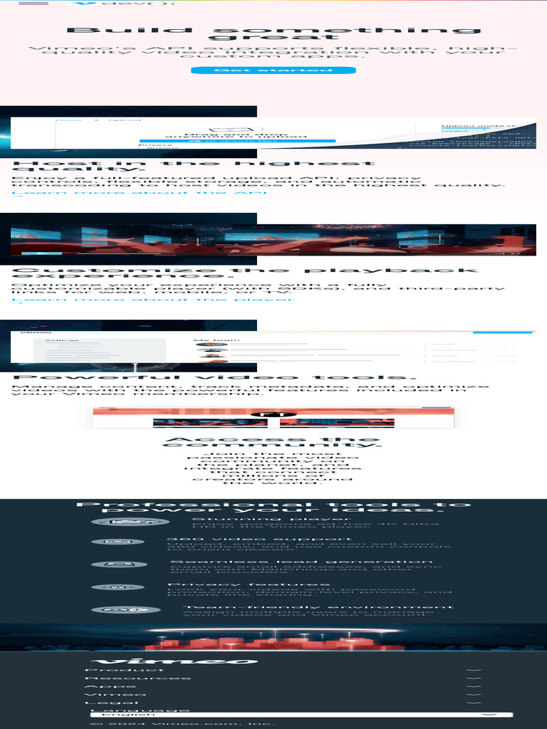 Vimeo Developer API | PDF