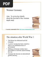 Germany's Turmoil Post-WWI: Politics, Economy, Society | PDF | Weimar ...