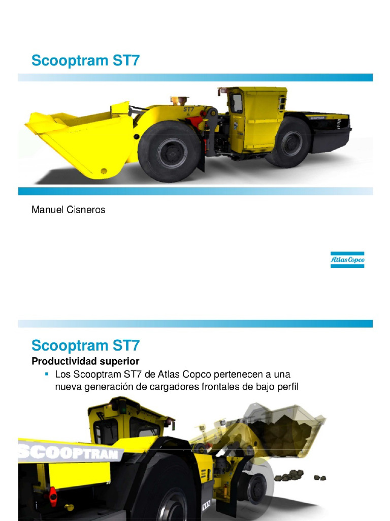 Manual de Scooptram st7 | PDF