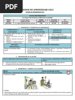 1° Sesión Día 1 PS Conocemos Las Señales de Tránsito Unidad 7 Semana 1 ...
