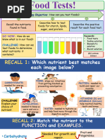 Identifying Nutrients Se Key | PDF | Carbohydrates | Foods
