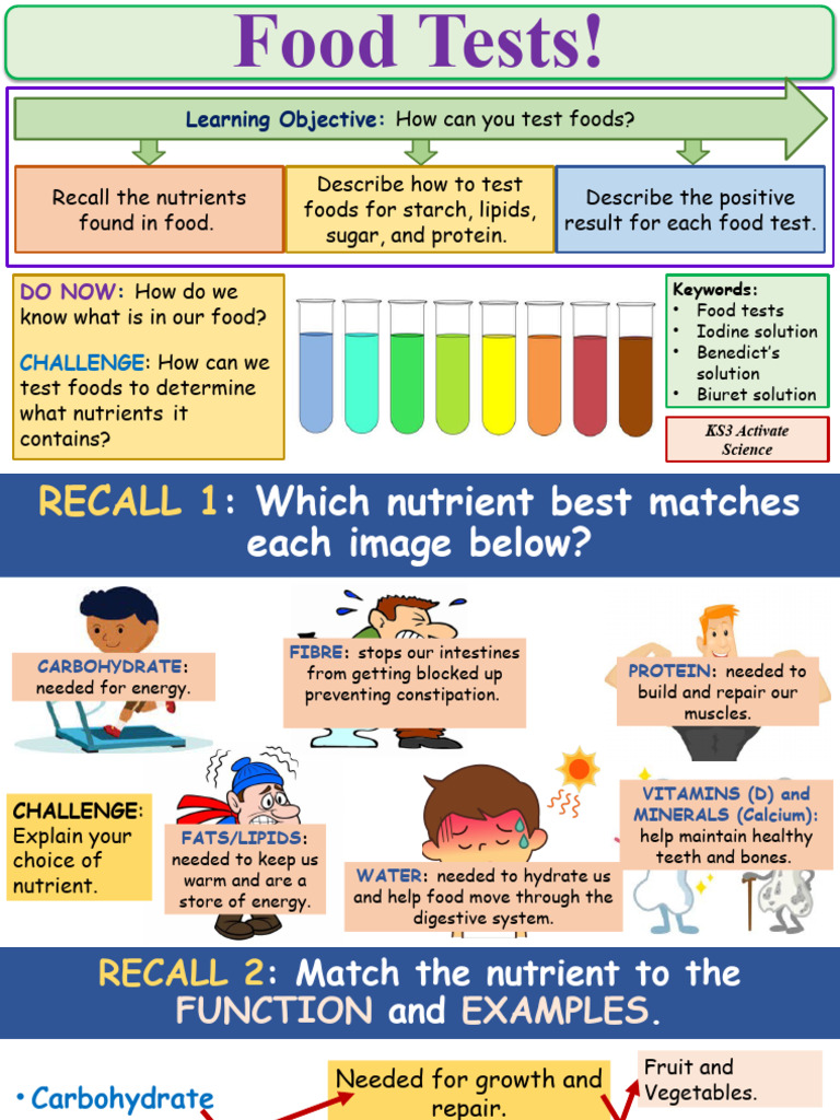 Food Tests | PDF | Foods | Carbohydrates