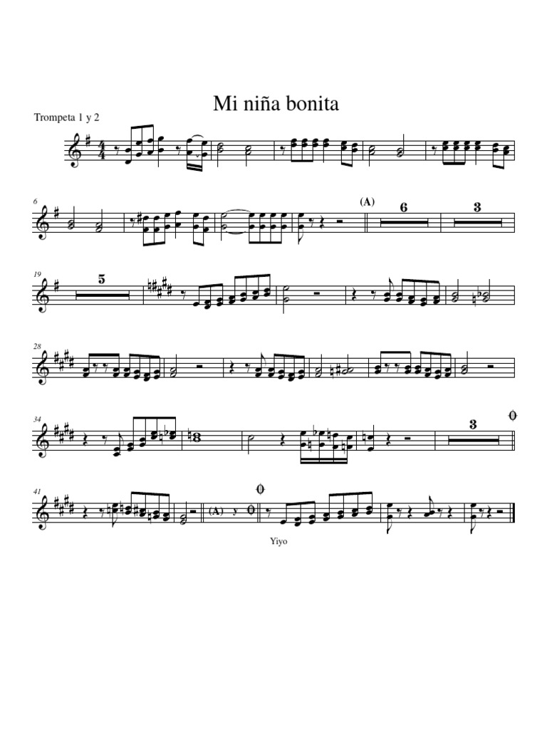 Mi Niña Bonita | PDF