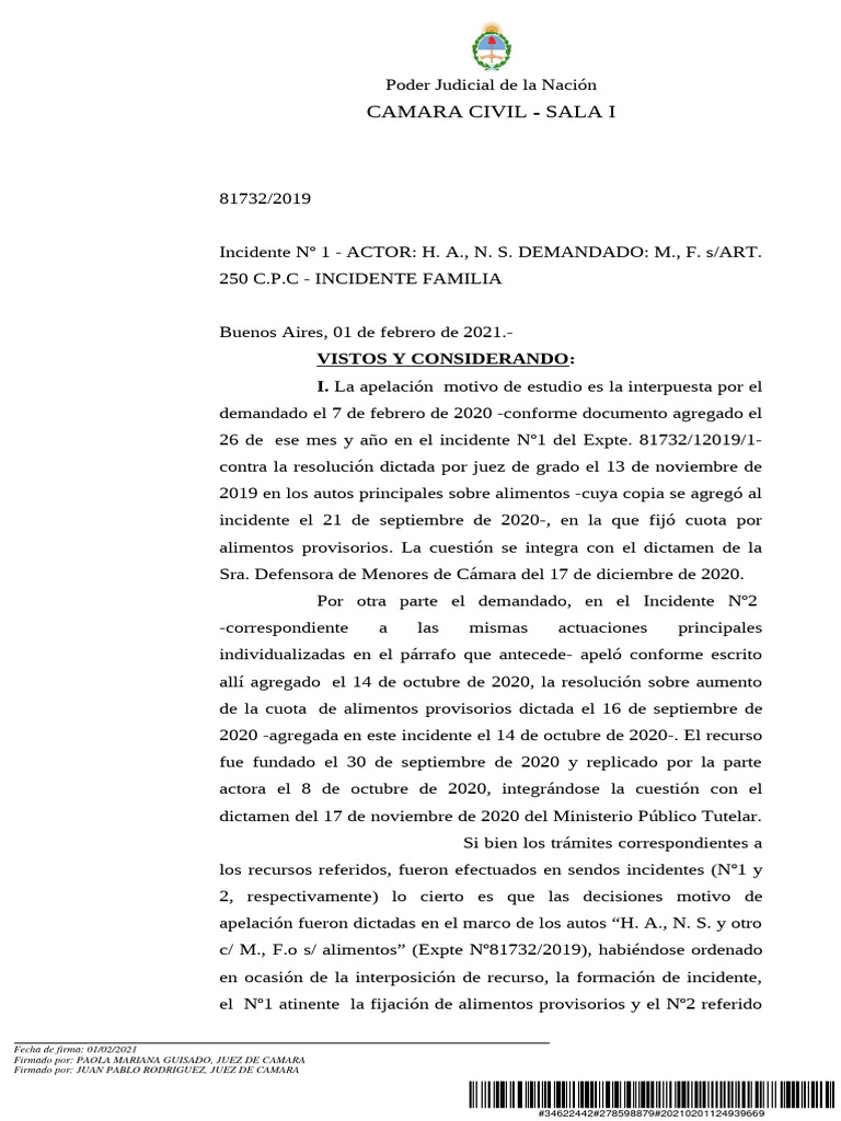 fallo (14) | PDF | Sentencia (ley) | Apelación