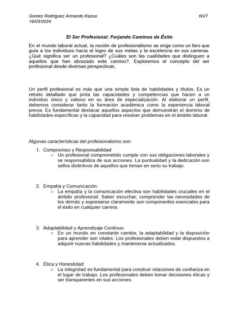Actividad integradora (2) | PDF | Empatía | Moda