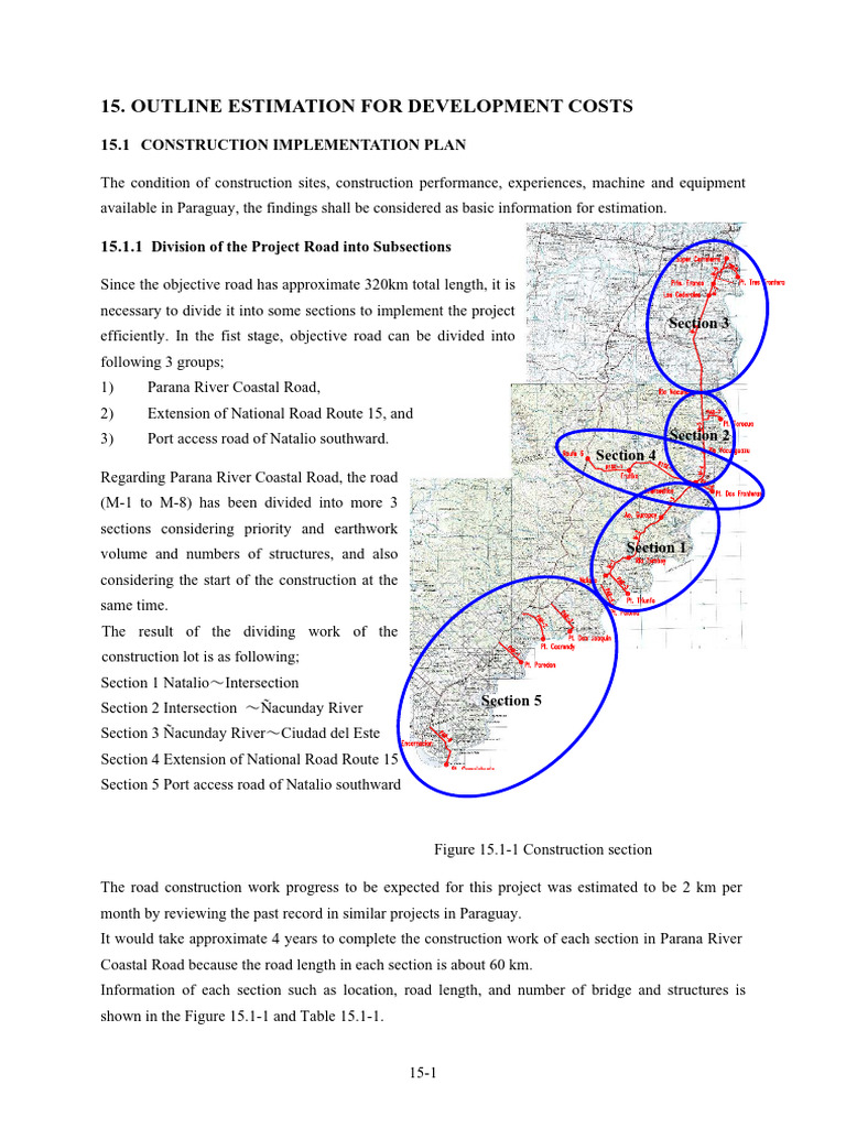Outline Estimation For Development Costs: Construction Implementation Plan | PDF | Road | Net ...