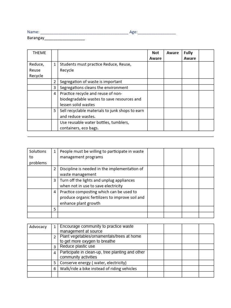 Revised Questionnaire | PDF | Home & Garden | Technology & Engineering