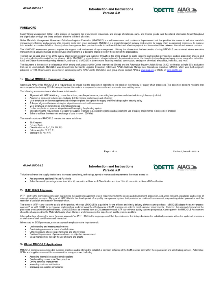 Mmog Introduction | PDF | Supply Chain Management | Supply Chain